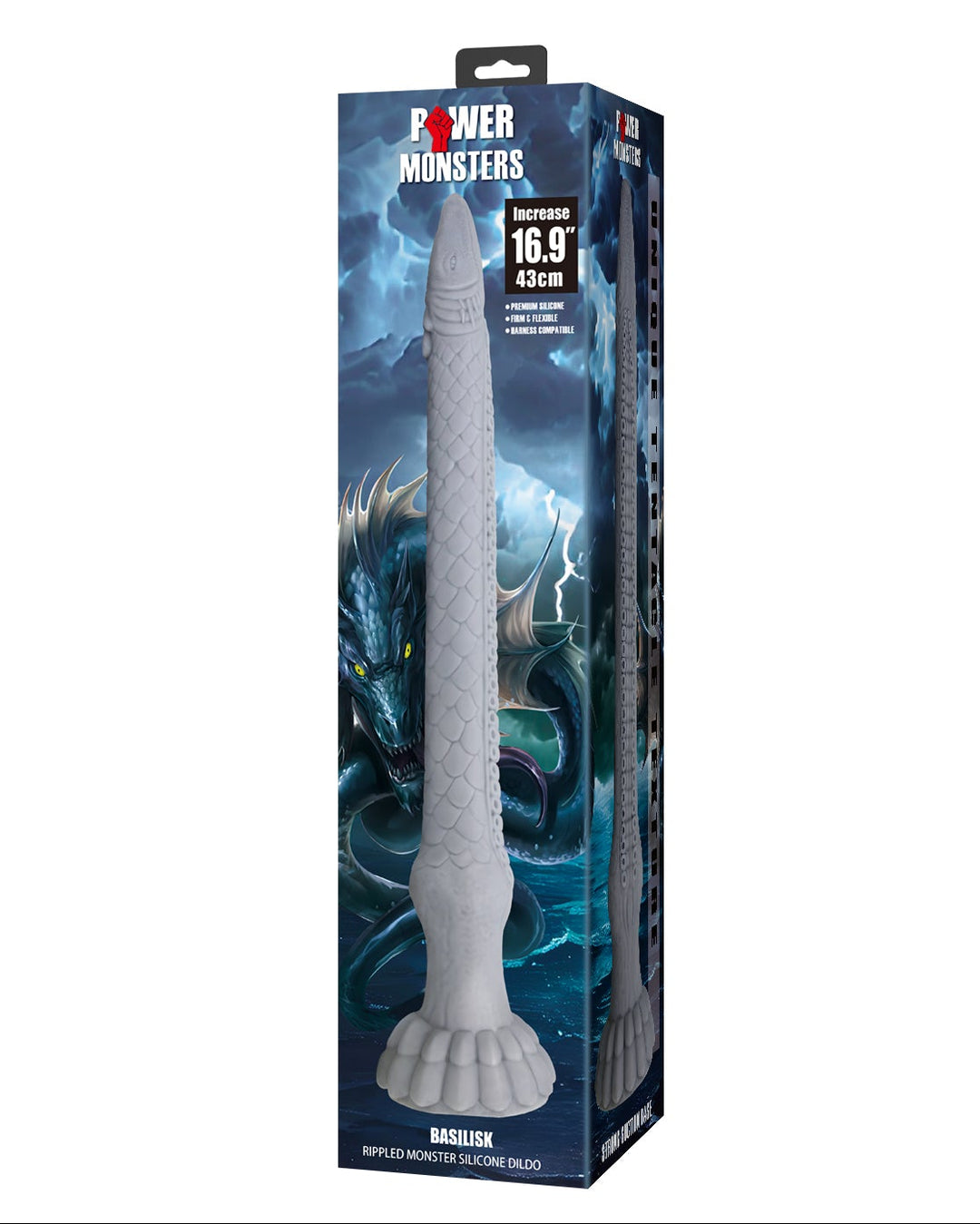 Power Monsters Basilisk 16.9" Fantasy/Tentacle Dildo